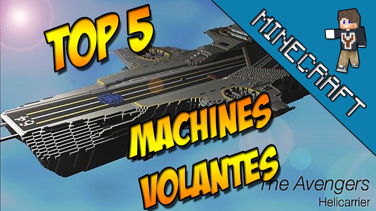 Minecraft | Top 5 Machines volantes #1 - YouTube