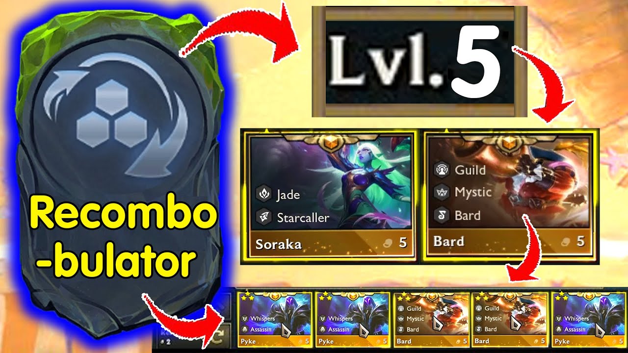 " Recombo!! " Lv.5 I have 5 cost champion...?!! - YouTube
