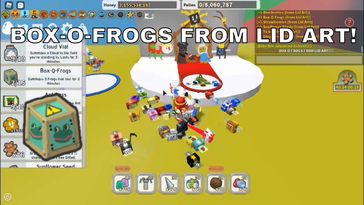 Getting a BOX-O-FROGS FROM ONETT'S LID ART!!!! - YouTube