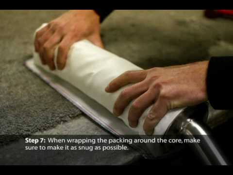 HMF Exhaust Repack Instructions - YouTube