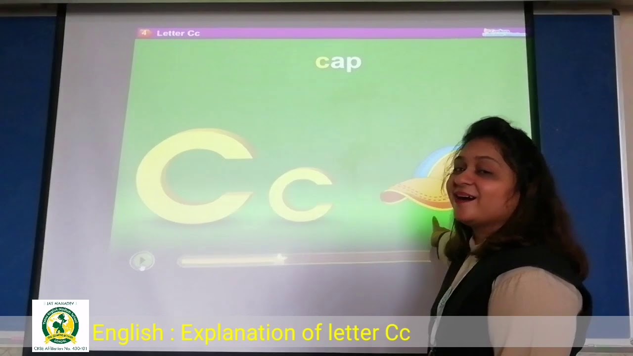 30_June LKG A ENGLISH Explanation of letter C c - YouTube