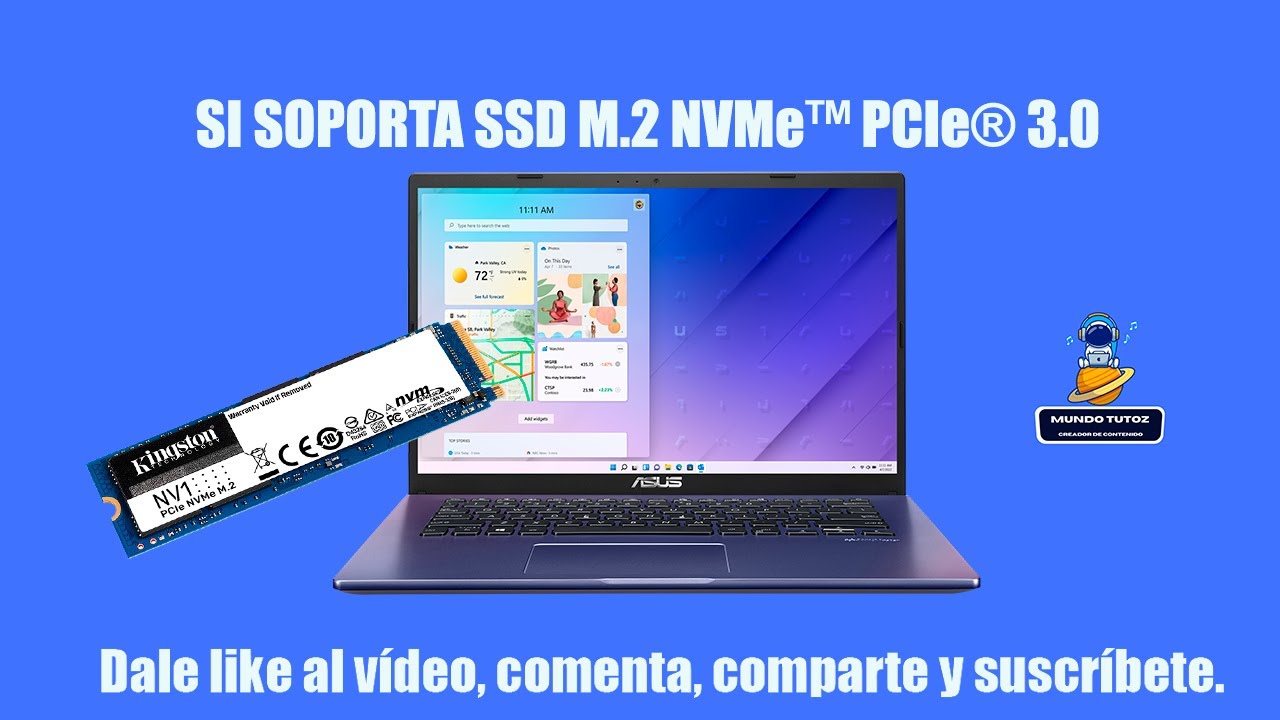 LAPTOP ASUS M409D SOPORTA SSD M 2 NVMe™ PCIe® 3 0, HDD,RAM DDR4? - YouTube