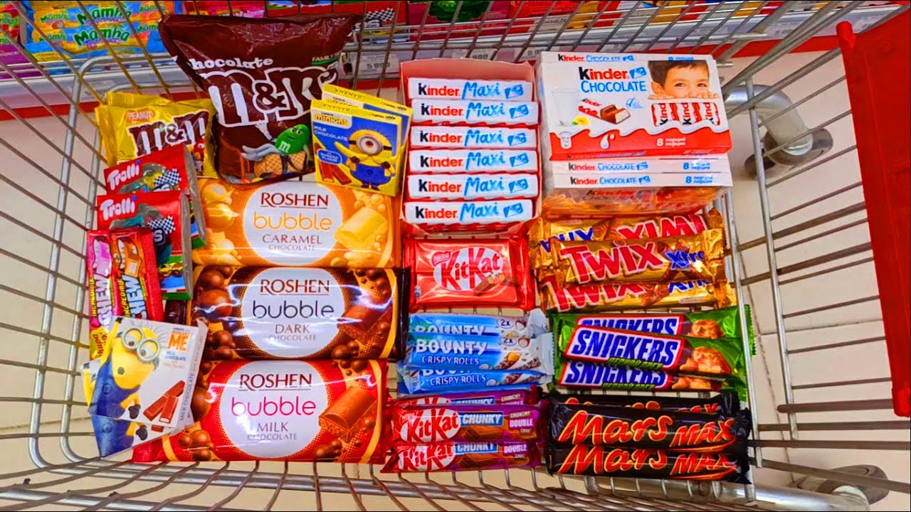 A Lot of Candy 2025⭐ ASMR Shopping!🥰 Strobar 🆚 Kit Kat Duo 🆚 Mavis 🆚 ...