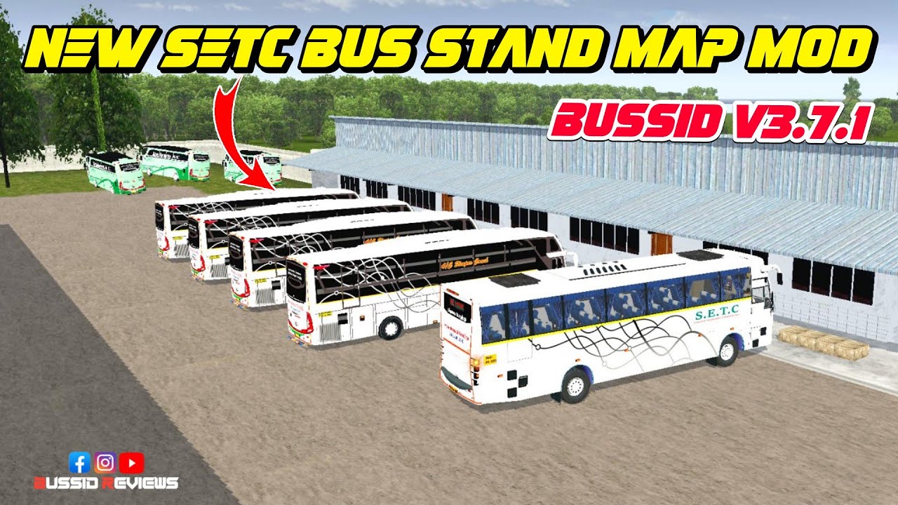 🎀🤩NEW SETC BUS STAND MAP MOD BUSSID V3.7.1💥😎 - YouTube