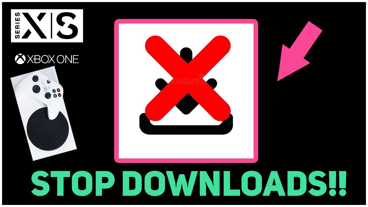 Xbox Series X S How to STOP DOWNLOADS! - YouTube