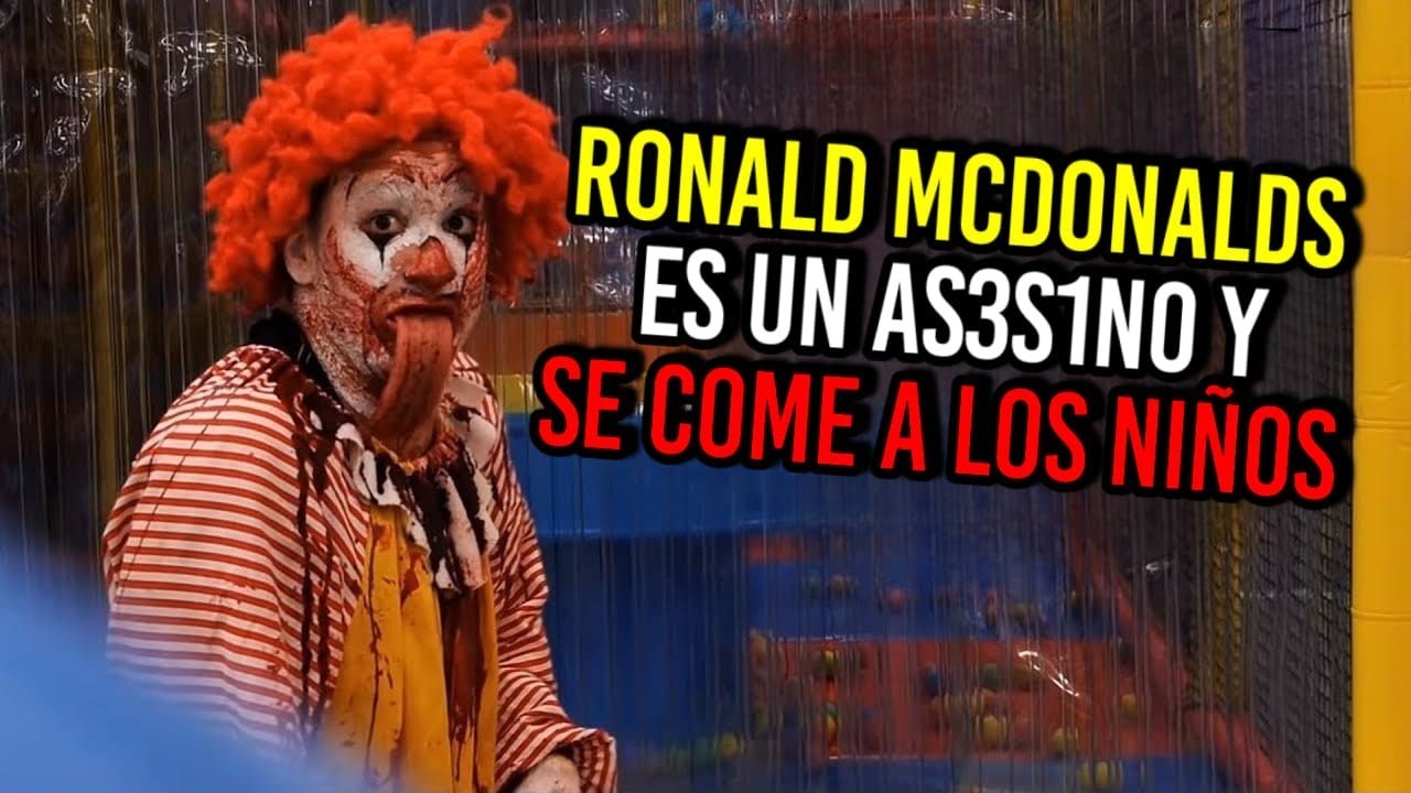 😈 Ronald Mcdonald's se volvió LOCO y Comenzó a ACABAR con TODOS ☠️ ...