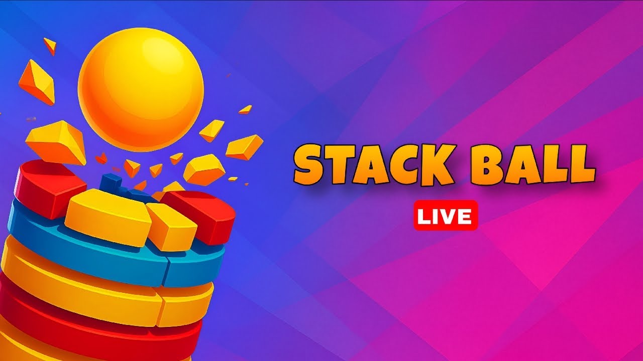 Stack Ball LIVE 🔴 – Insane Speed & Crazy Smashes! - YouTube