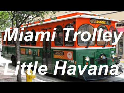 Miami Trolley Little Havana to Brickell Metrorail Station - YouTube