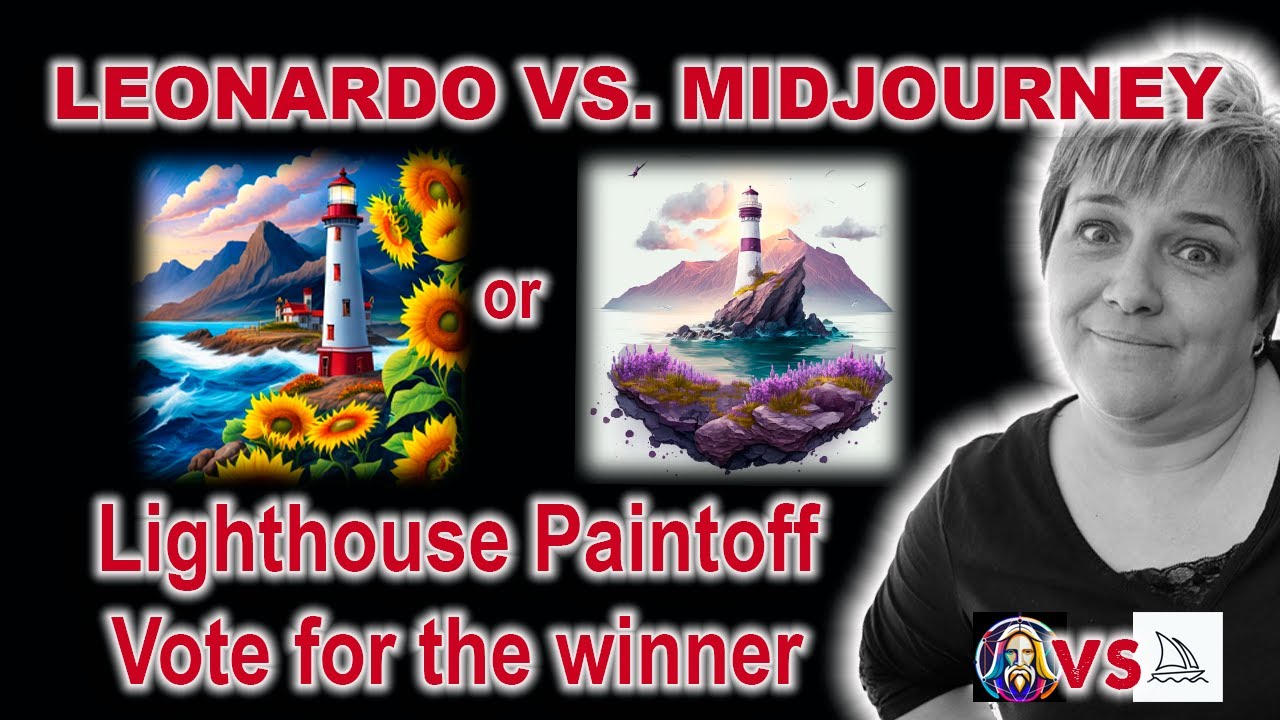 Leonardo vs Midjourney Lighthouse Comparison - YouTube