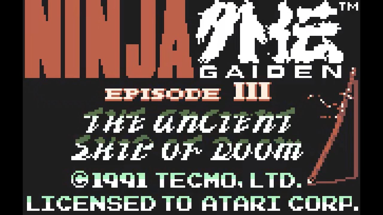 Atari Lynx Longplay [015] Ninja Gaiden III: The Ancient Ship of Doom ...