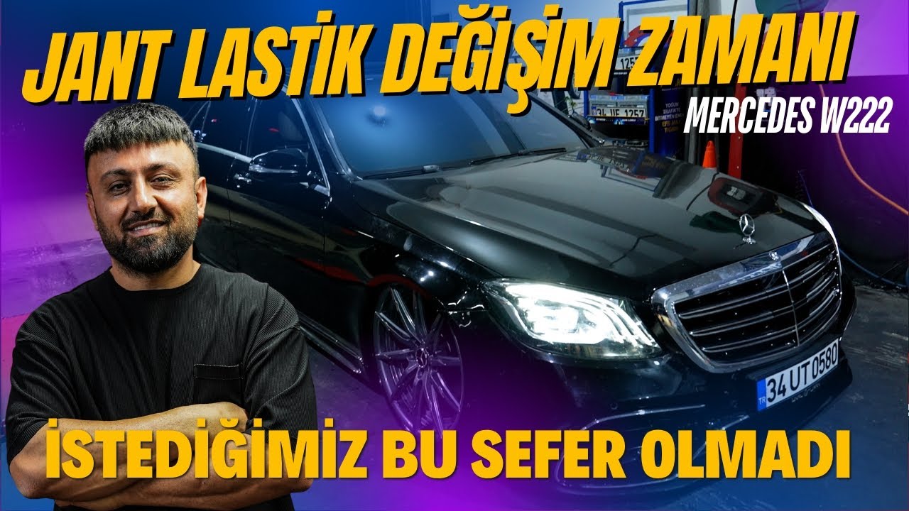 TÜRKİYE'DE İLK MERCEDES W222 MODİFİYE EDİYORUZ I JANT LASTİK MONTAJI I ...