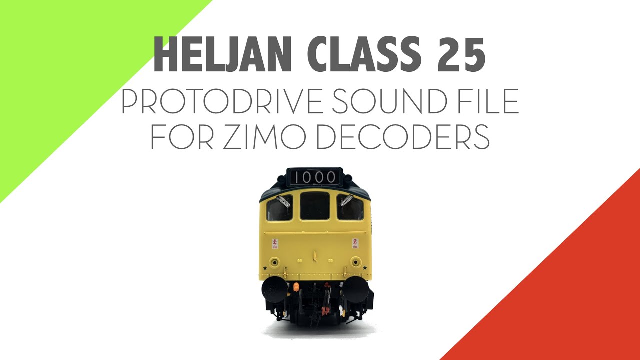 New Heljan Class 25 DCC Sound fitted by Digitrains Zimo Sound Decoder ...