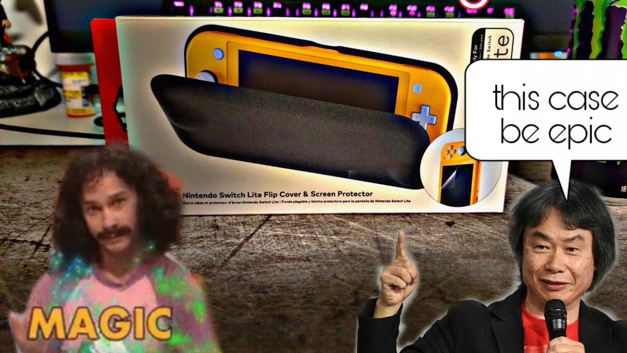 Nintendo Switch Lite Flip Cover Unboxing BEST CASE EVER!! - YouTube