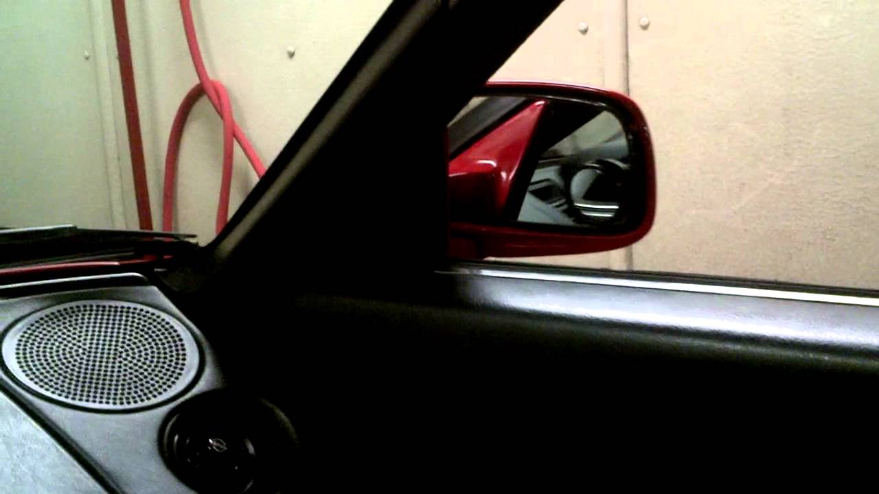 MR2 AW11 retractable mirrors - YouTube