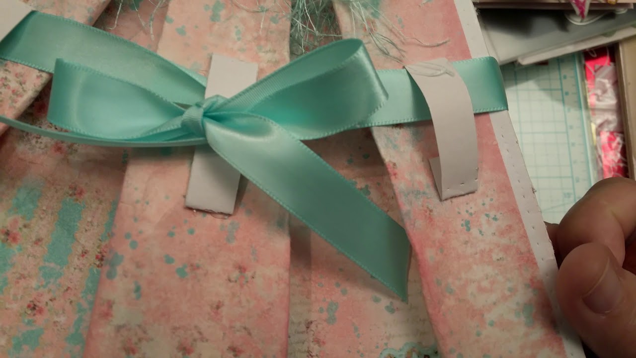 Faux stitching on die cut's. - YouTube