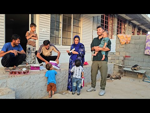 Life in a Village | Beautiful Traditions in Iran Hashem's Family Meeting with Qasem