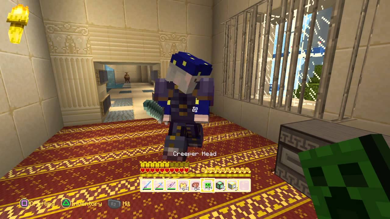 Minecraft robbing the bank - YouTube