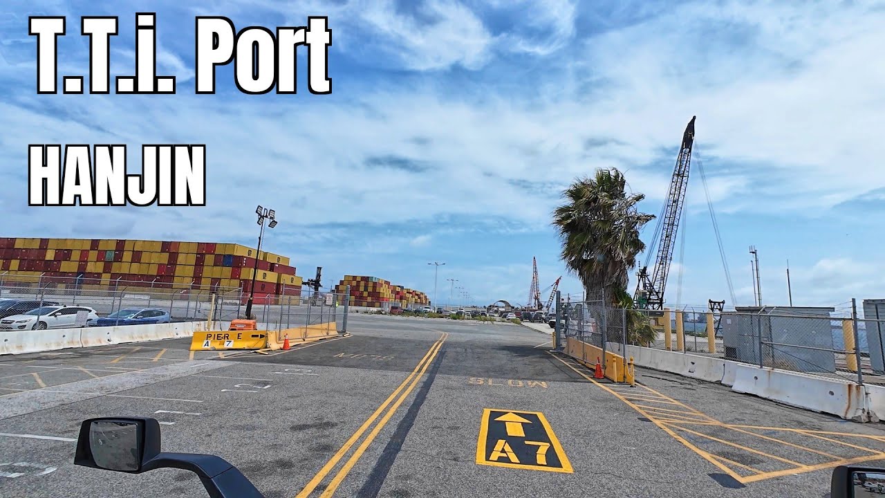 How drive in T.T.i. port. (Hanjin port) - YouTube