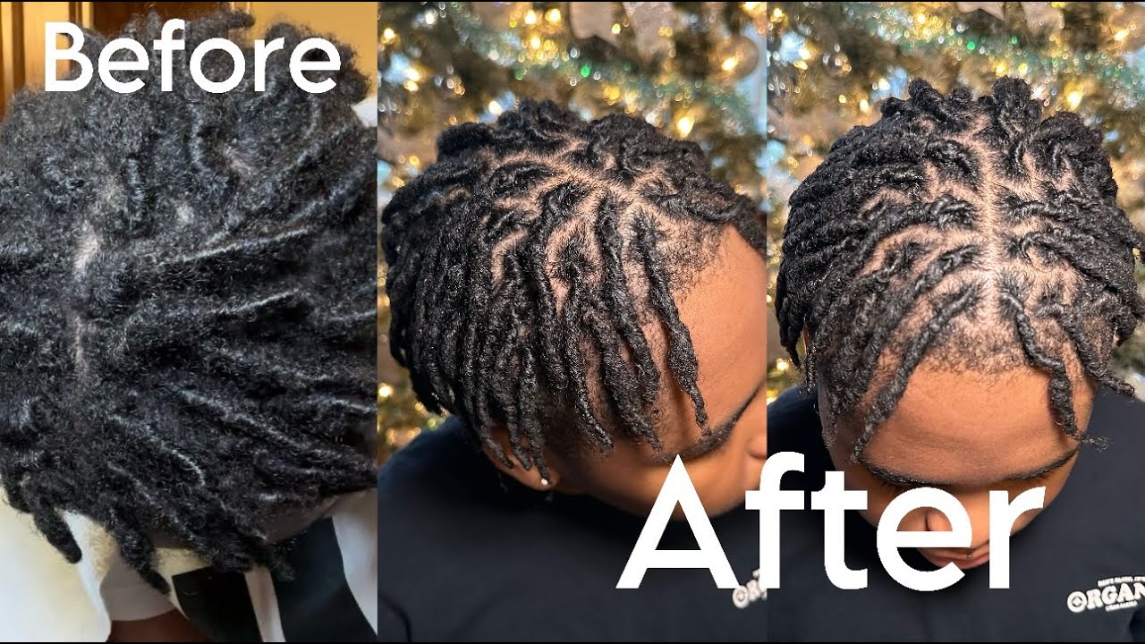 Loc retwist VLOGMAS DAY 17 (INTERLOCK) - YouTube