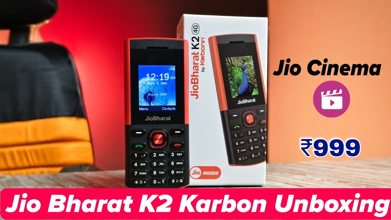 jio bharat k2 karbonn phone unboxing 📲 Jio cinema - Jio Savan !! - YouTube