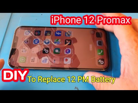 How To Replace Disassembly And Replacing Battery iPhone 12 Promax ...