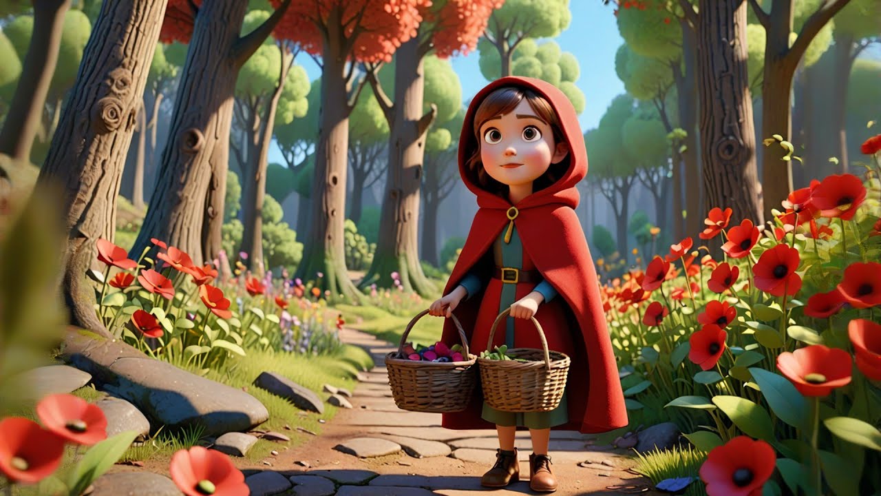 Little Red Riding Hood | Classic Fairy Tale | Moral Story for Kids ...