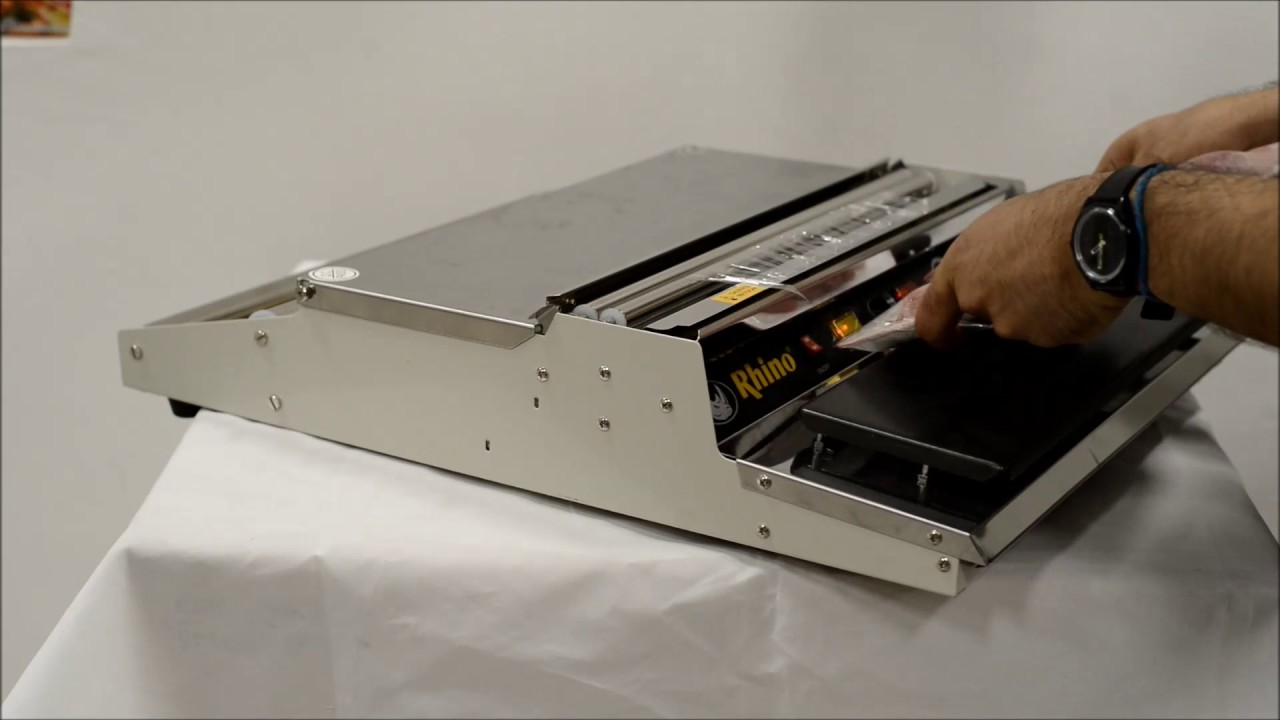 Emplayadora de Alimentos Rhino® EMPA-45 - YouTube