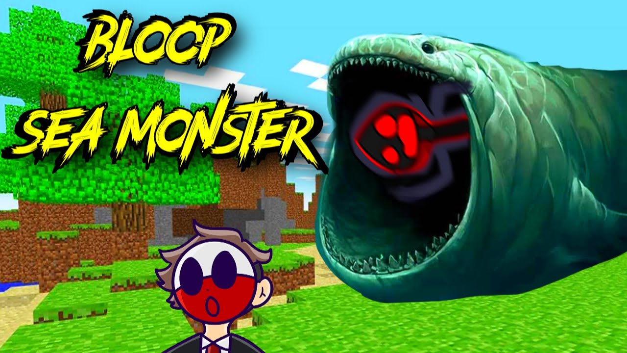 We Saw BLOOP Sea MONSTER While Phishing In Minecraft (SCARY SIGHTING ...