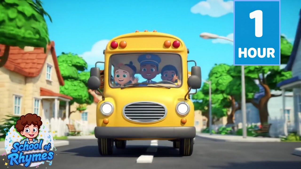 Nursery Rhymes for Kids | 1 Hour of Hop Little Bunny, Wheels on the Bus ...