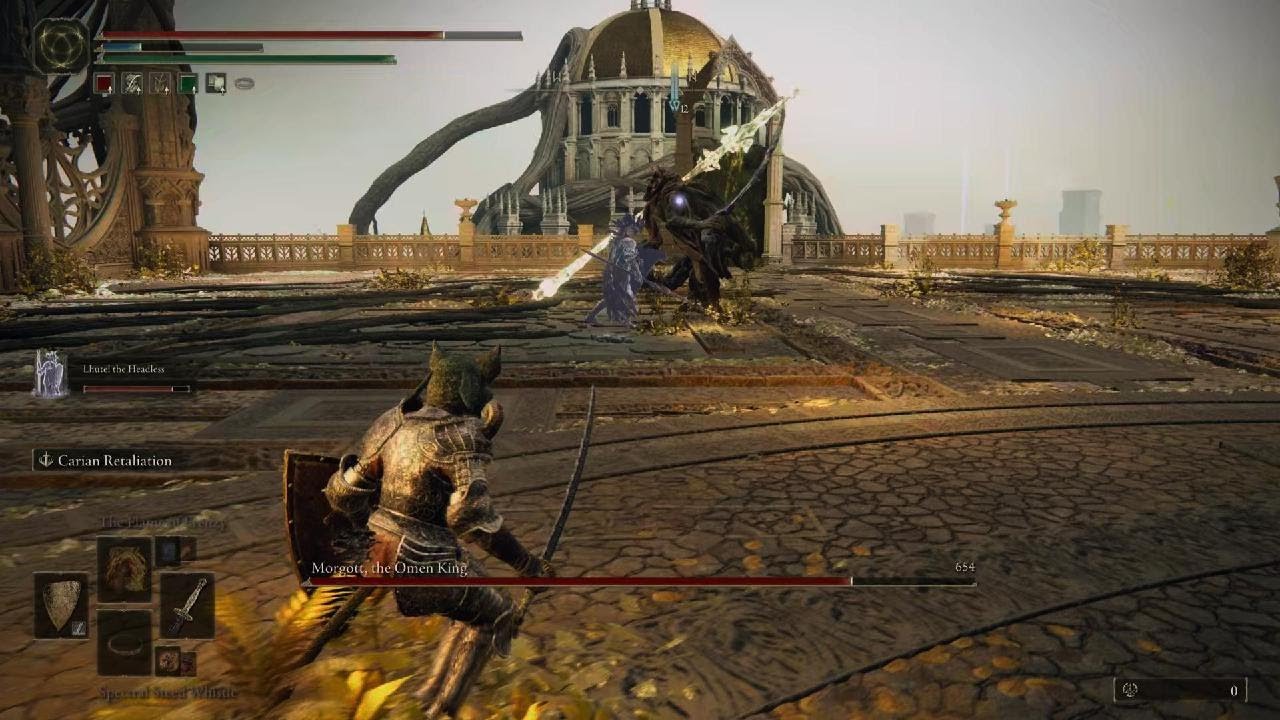 ELDEN RING morgott the omen king boss fight - YouTube