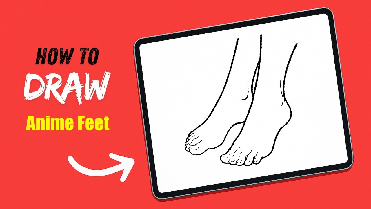 How to Draw Anime Feet - Step by Step | Easy Tutorial for Beginners ...