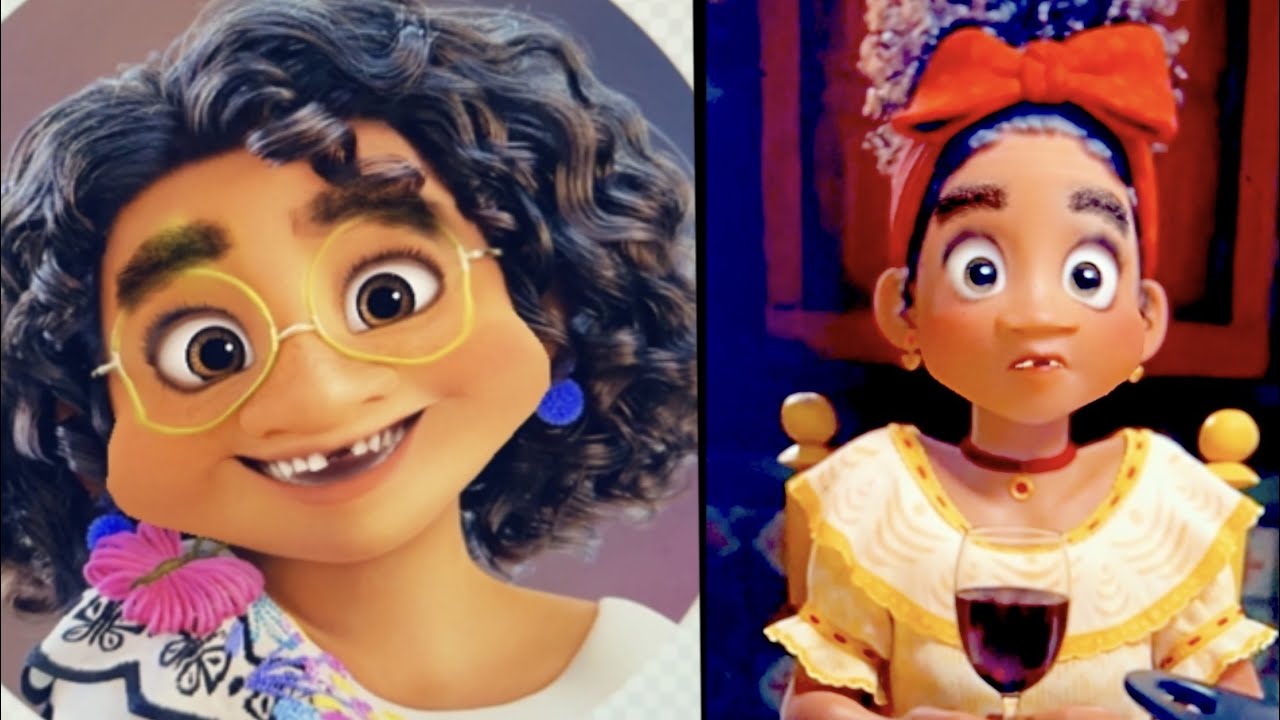 Encanto funny face filter - Encanto dinner scene - YouTube