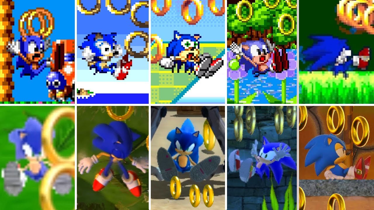 Evolution Of Sonic Losing Rings (1991-2021) - YouTube