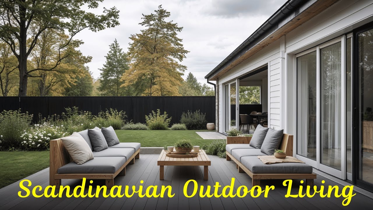 Scandinavian Simplicity A Minimalist Approach to Outdoor Living 2025 ...