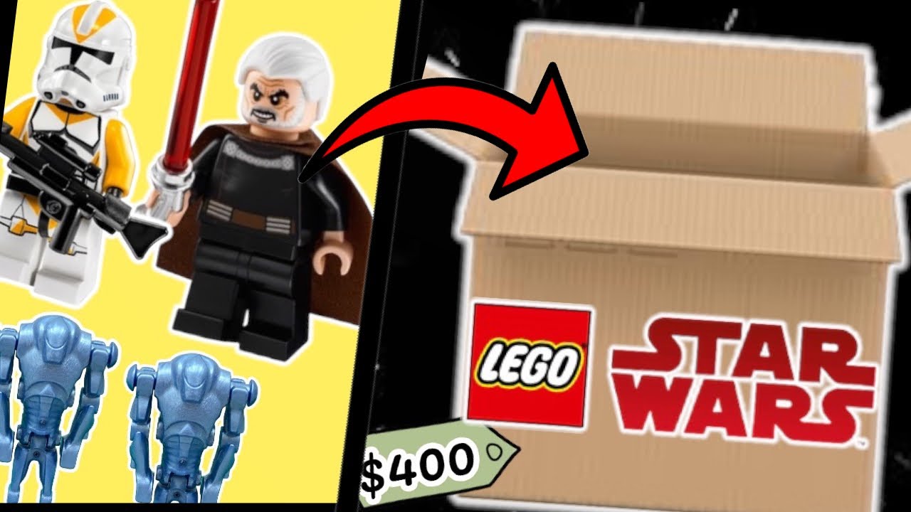 INSANE $400 LEGO Star Wars Minifigure Haul!! (Rare and Expensive ...