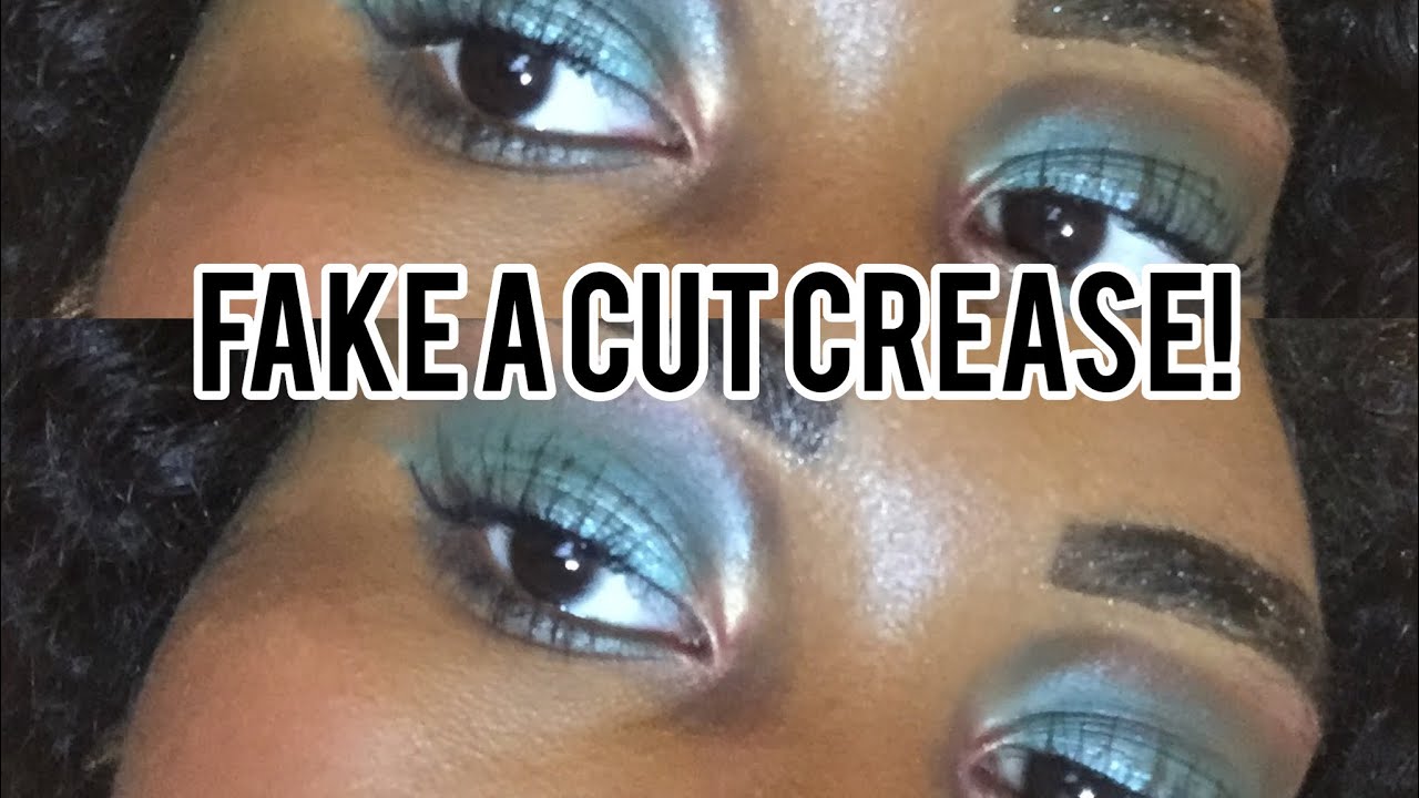 How to FAKE a CUT CREASE - YouTube