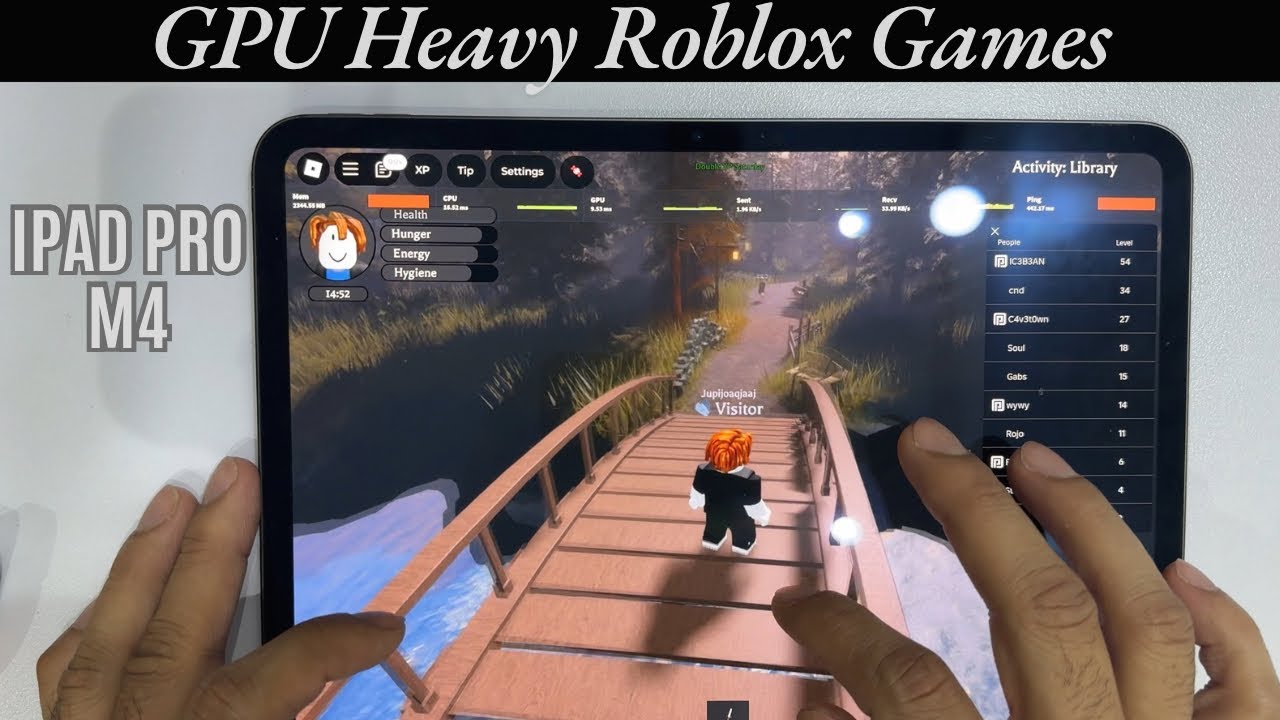 11” iPad Pro (M4) - VS - GPU Heavy Roblox Games - YouTube