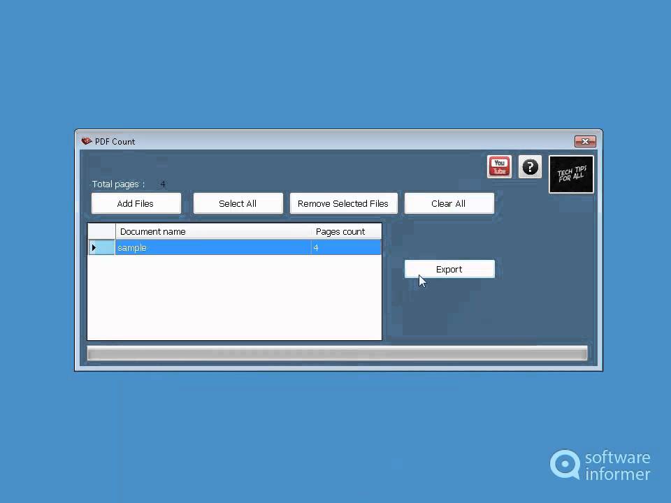 TTFA PDF Page Counter - a first look - YouTube