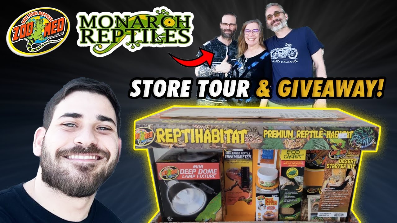 Super Rare Reptiles At Monarch Reptiles + Huge Giveaway!!! - YouTube