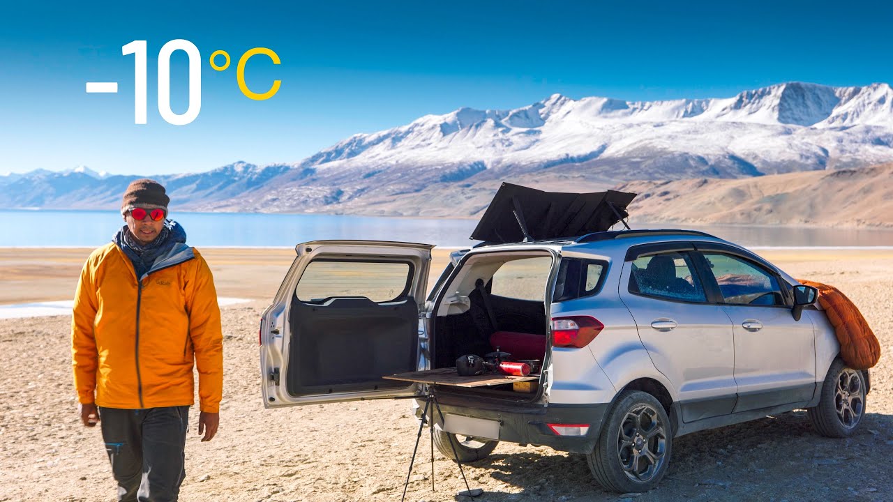 Sub-Zero Car Camping at Tsomoriri | EcoSport Dairies - YouTube