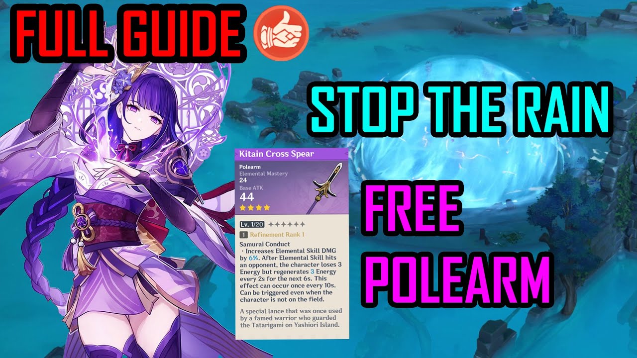 Stop the Rain in Inazuma | Genshin Impact 2.0 Gameplay - YouTube