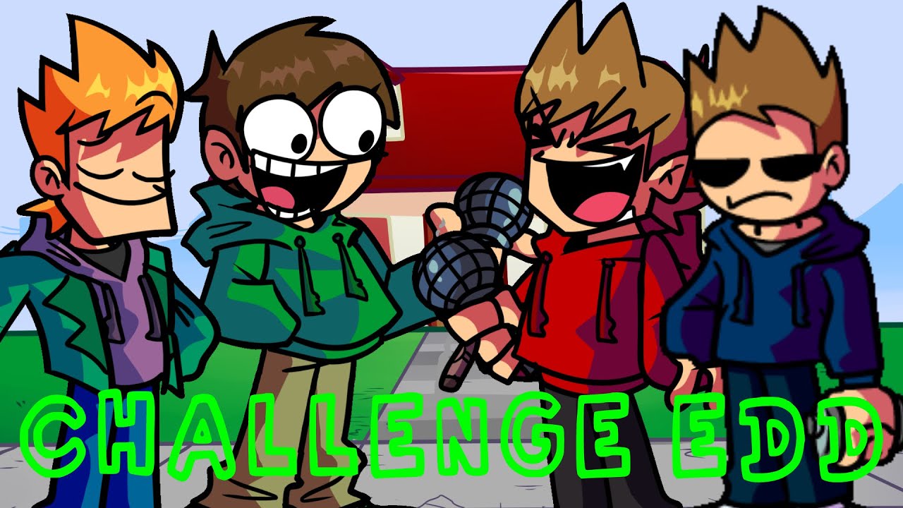 Challenge-EDD but Eddsworld Characters Sing It FNF Cover (MOD) - YouTube