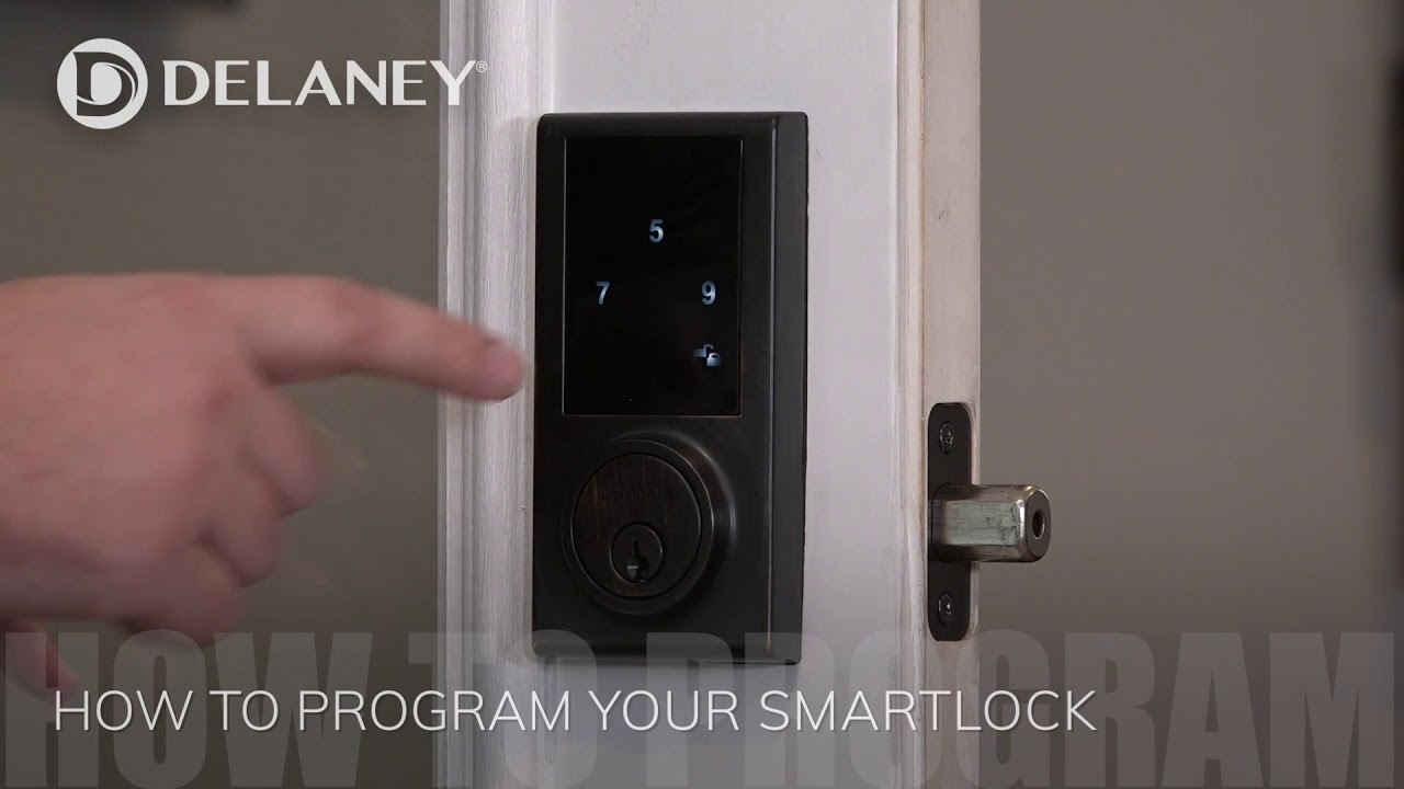 How To Program Your Delaney Hardware SmartLock - YouTube