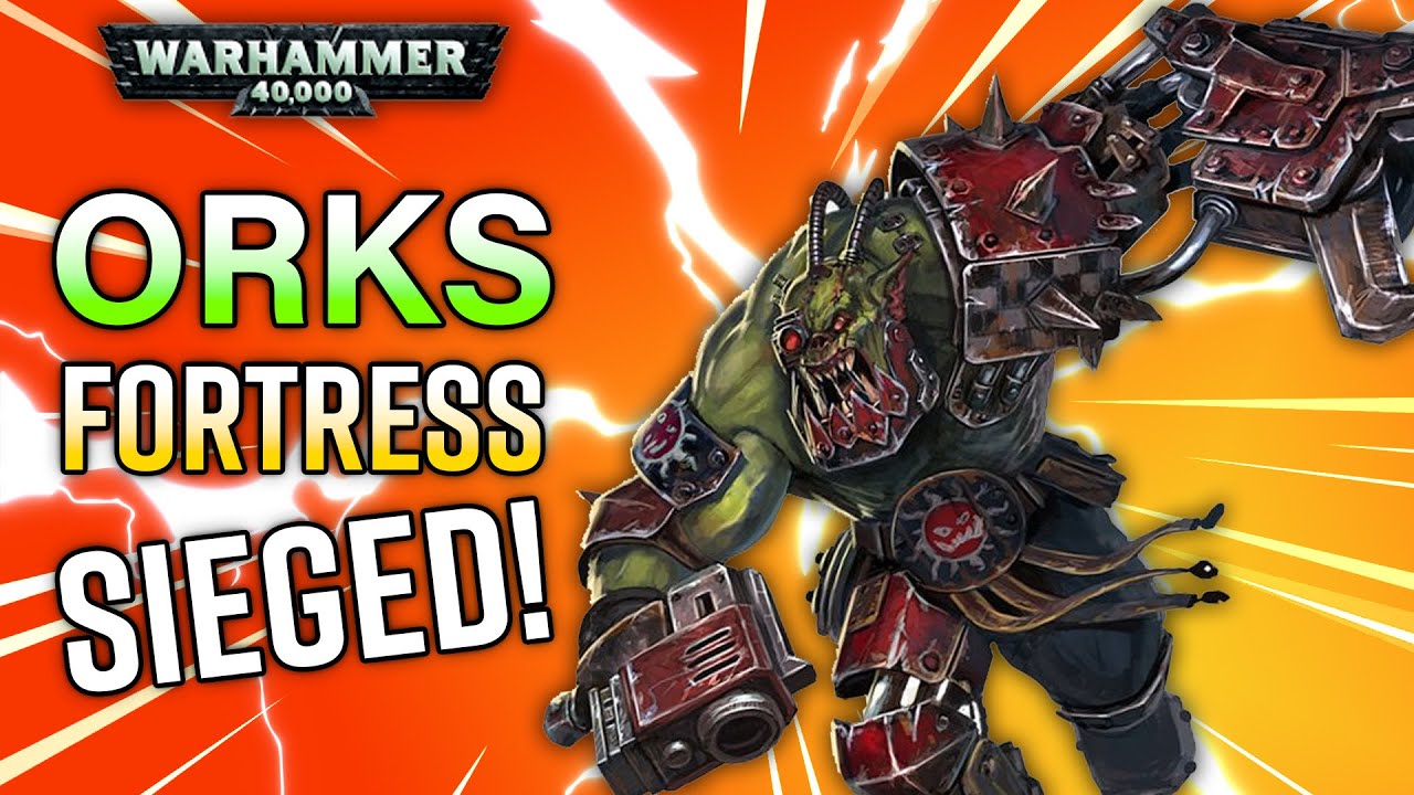 ORK STRONGHOLD v IMPERIAL GUARD ASSAULT! | Warhammer 40K | MODDED UEBS2 ...