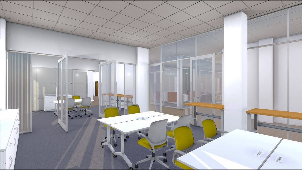 Berea College - TAM Building (DIRTT Flythrough) - YouTube