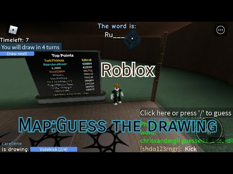Roblox map guess the drawing - YouTube