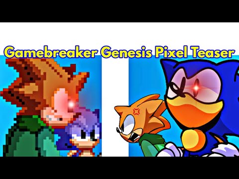 Friday Night Funkin' Gamebreaker New Teaser | Sonic (FNF Mod/Pixel ...