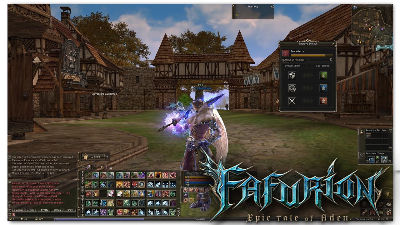 Engrave Symbol Seal Effects - Lineage 2 Fafurion - Episode 44 - YouTube