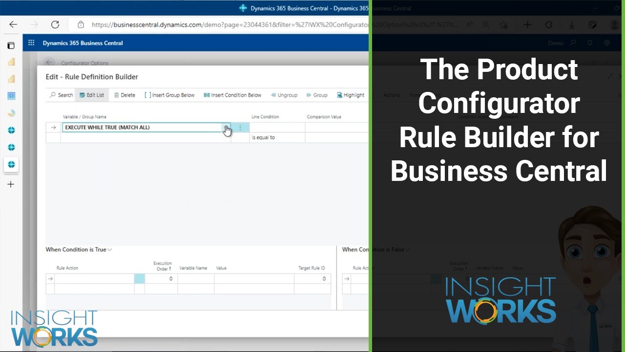 The Product Configurator Rule Builder for Business Central - YouTube