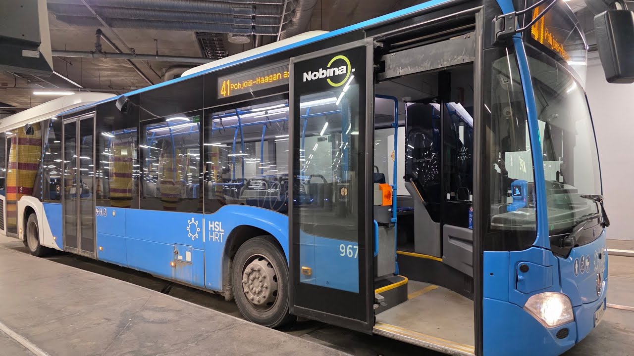 Nobina Finland 967 Mercedes-Benz Citaro LE MÜ @ HSL bus line 41 in ...